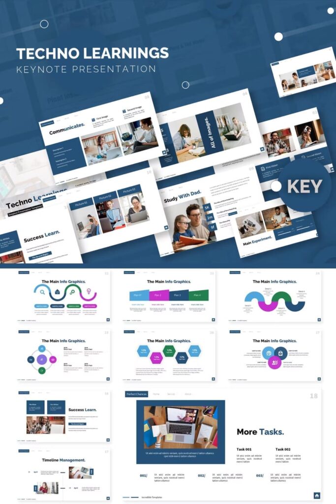Techno Learnings | Keynote Template – MasterBundles