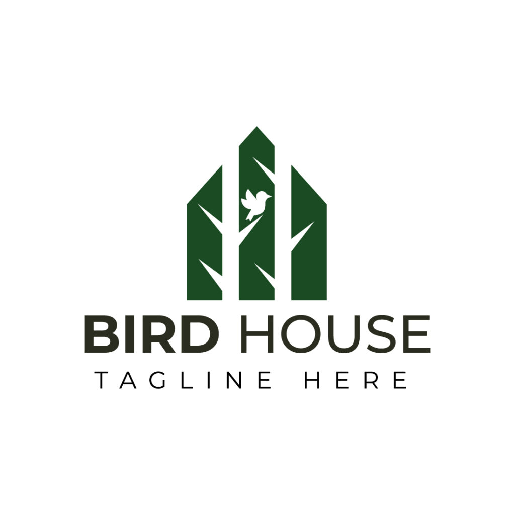 Bird House Logo Template - MasterBundles