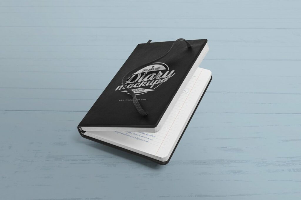 Open Diary Mockups – MasterBundles