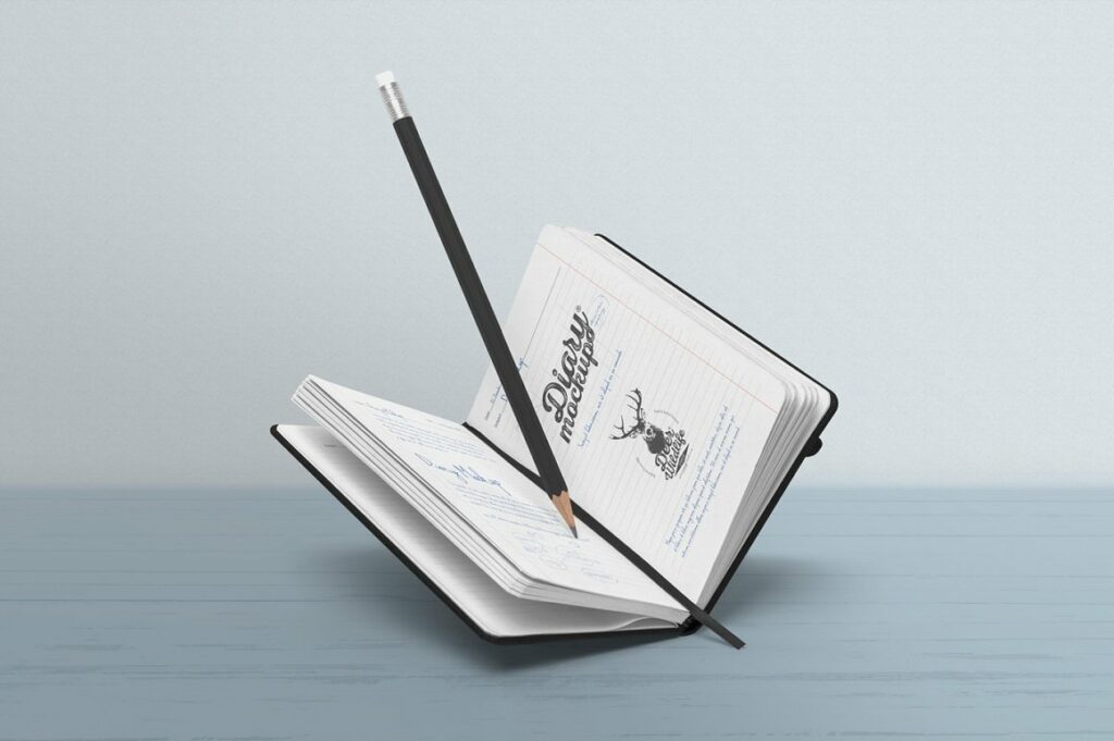 Open Diary Mockups – MasterBundles