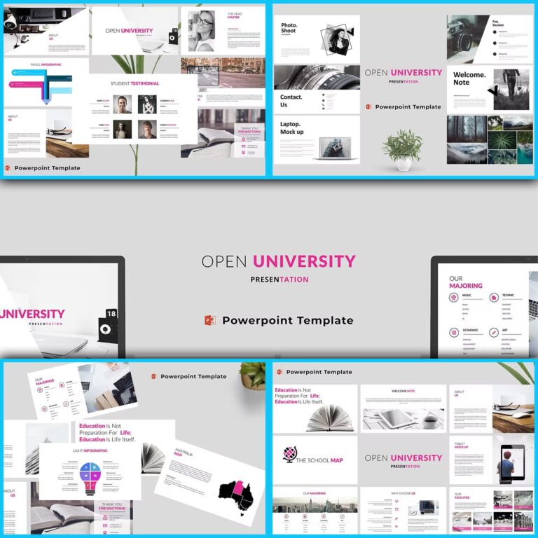 Open University Powerpoint Template – MasterBundles