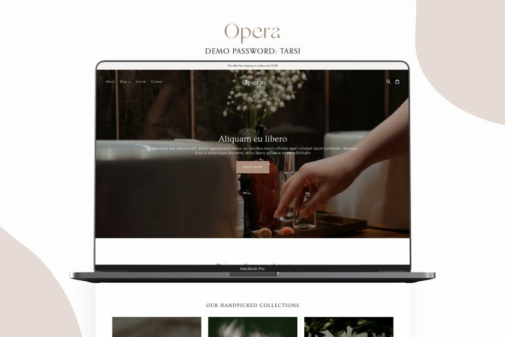 Opera - Minimalistic Shopify Theme – MasterBundles