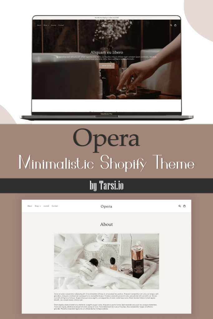 Opera - Minimalistic Shopify Theme – MasterBundles