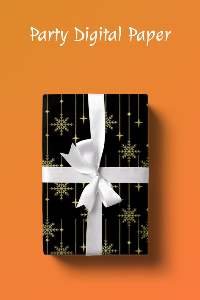 12 Golden Party Digital Paper – MasterBundles