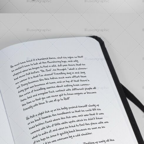 Photorealistic Black Notebook Mockup | MasterBundles