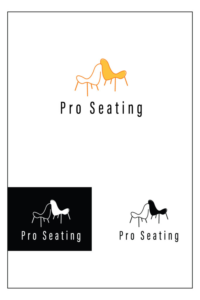 Chair logo- Pro seating - MasterBundles