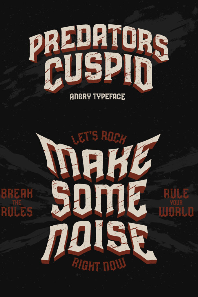 Predators Cuspid font - MasterBundles
