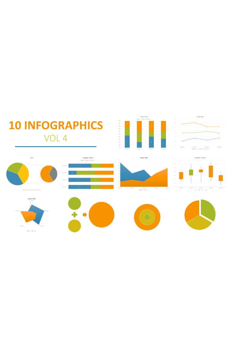 10 Infographic elements pack - MasterBundles
