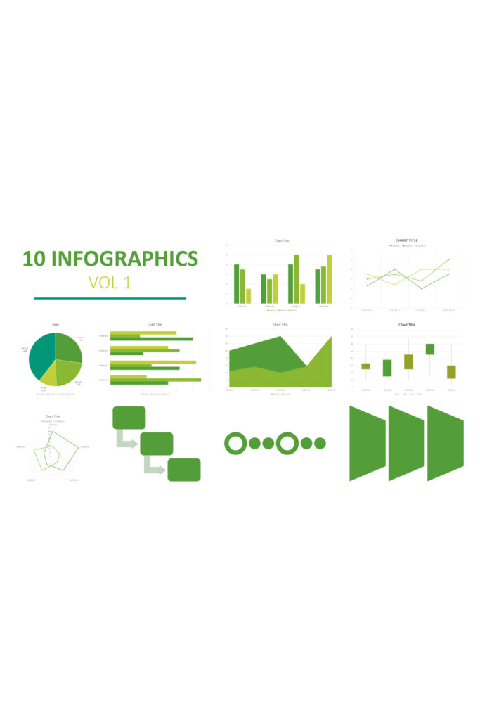 10 Infographic elements pack - MasterBundles