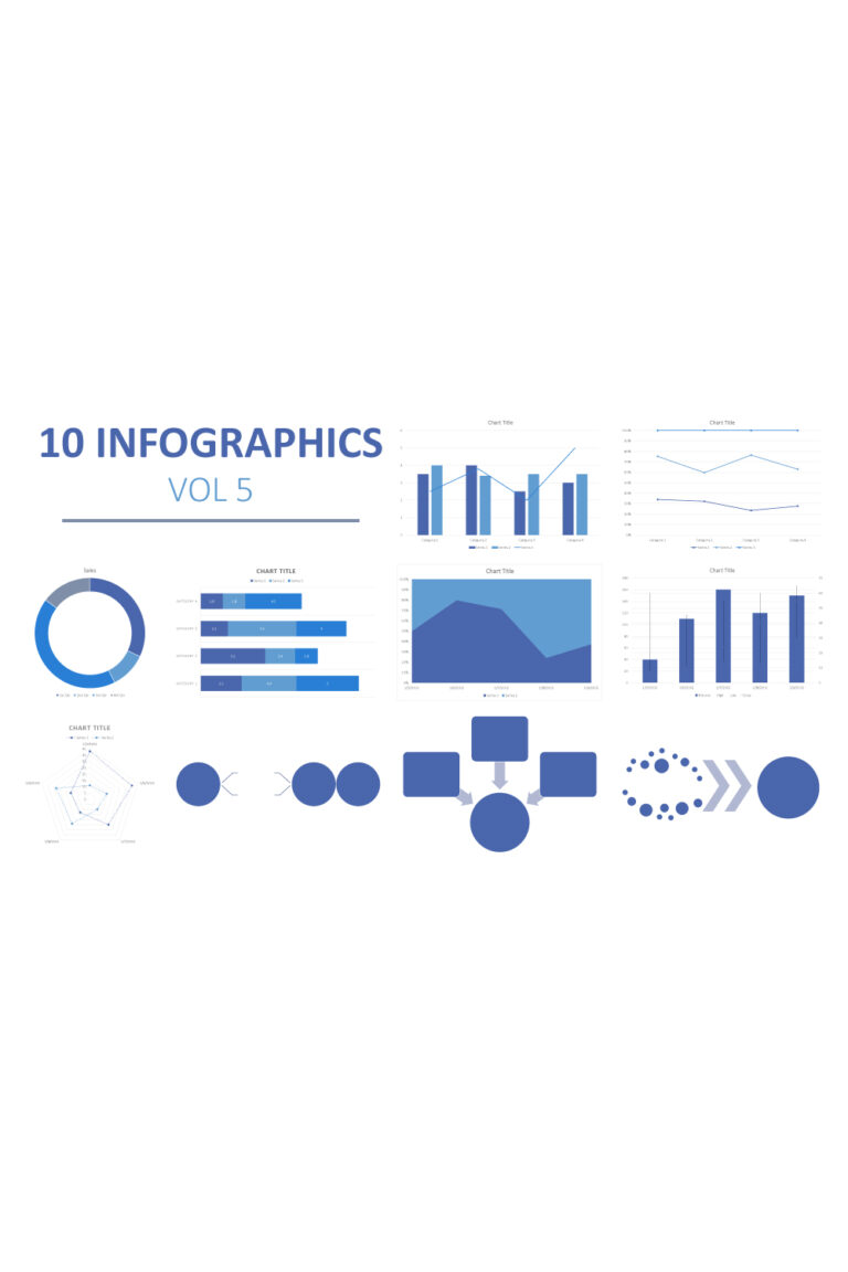 10 Infographic elements pack - MasterBundles