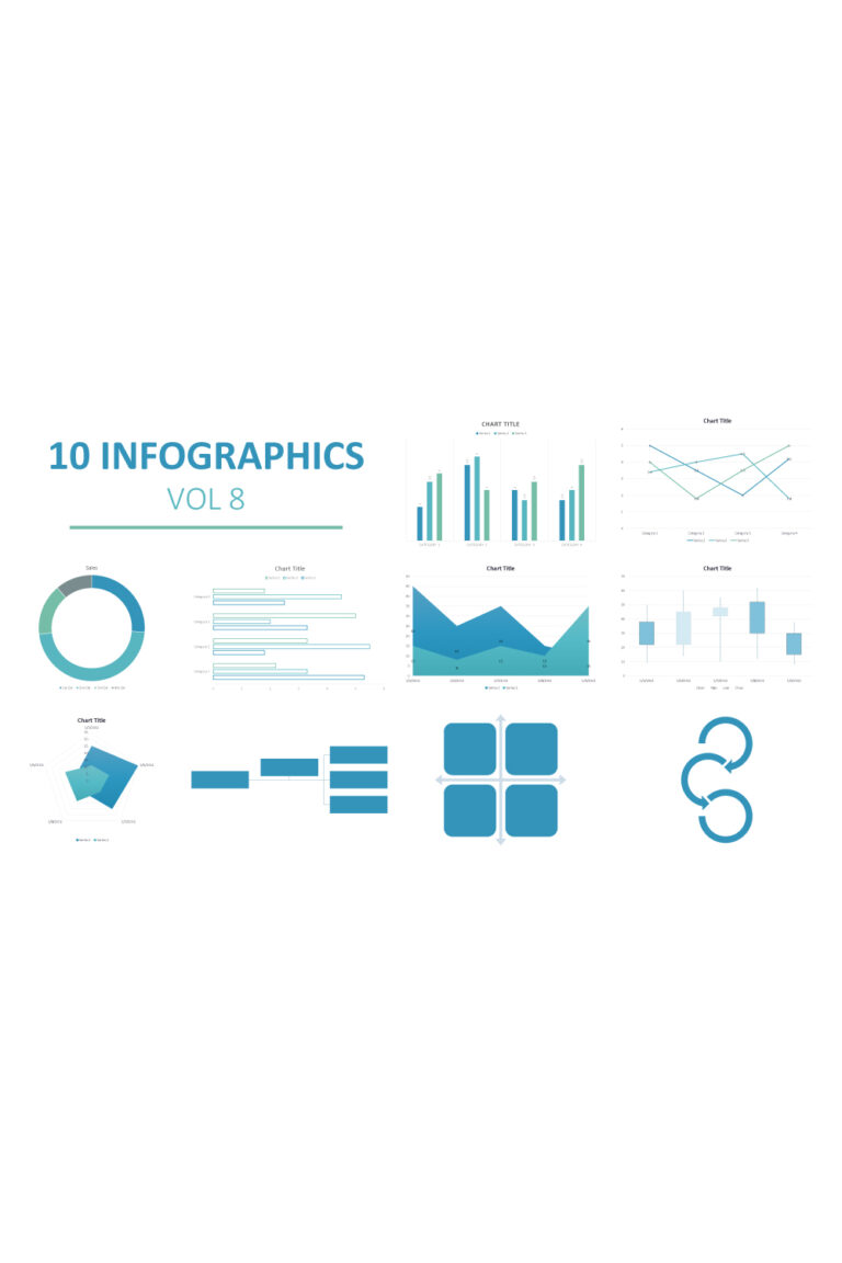 10 Infographic elements pack - MasterBundles