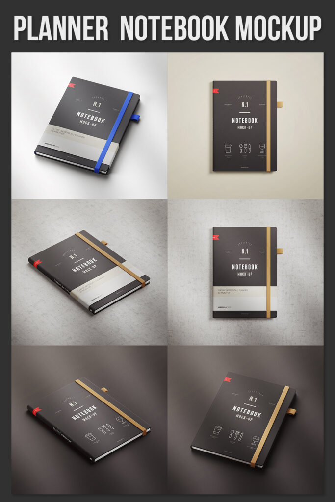Planner Notebook Mockup – MasterBundles