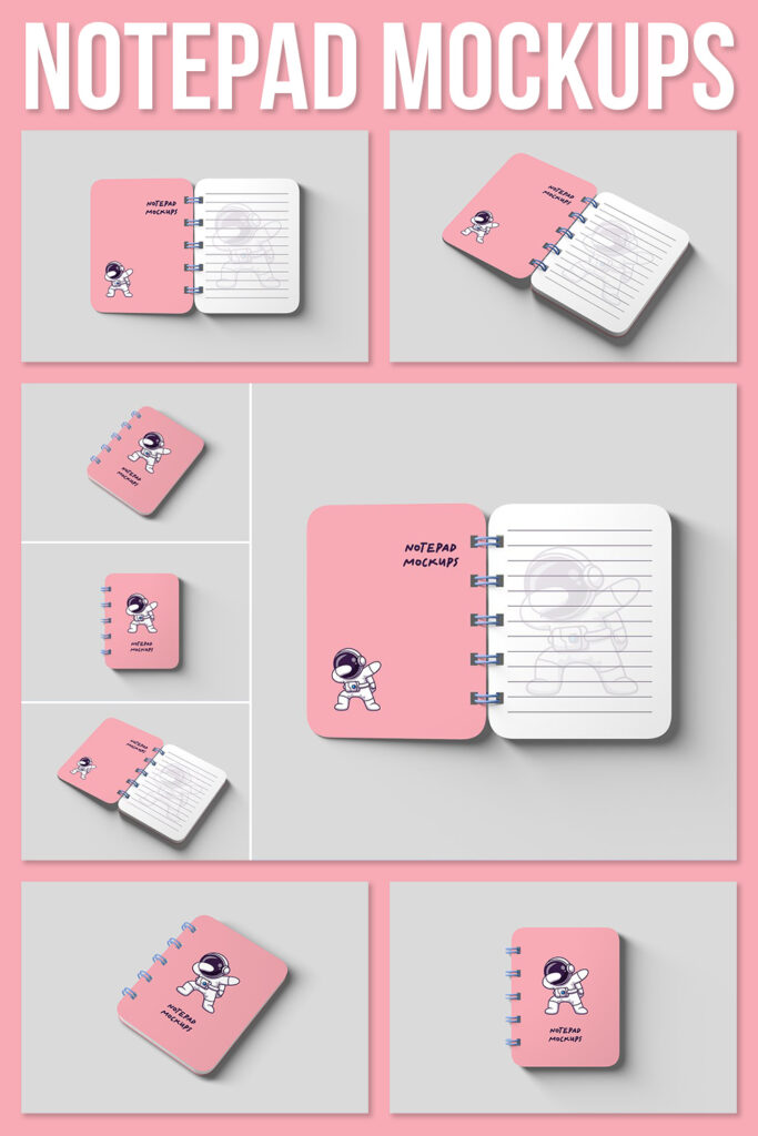 Notepad Mockups – MasterBundles