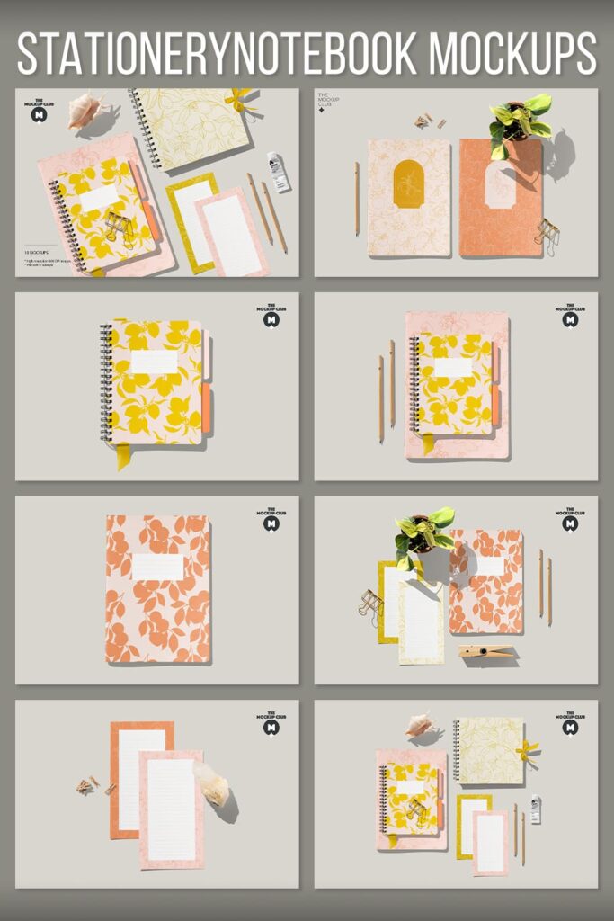 Stationery/ Notebook Mockups – MasterBundles