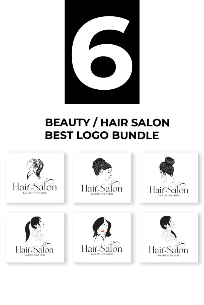 Hair & Beauty Salon Logo Template - MasterBundles