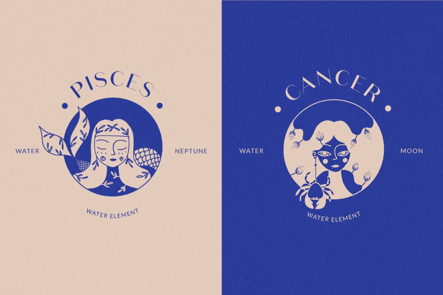 Horoscope & Zodiac Hand Drawn Logos – MasterBundles
