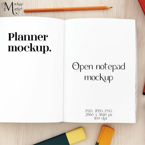 Planner Mockup. Notebook Mockup | Master Bundles
