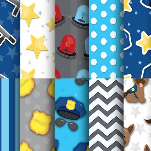 Police Digital Papers – MasterBundles