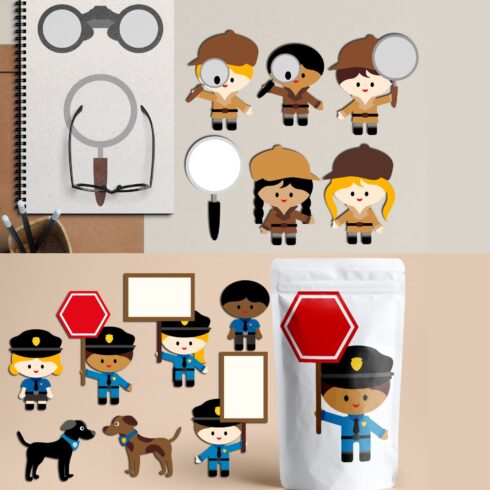 Police Officer And Detective Graphic Bundle – MasterBundles