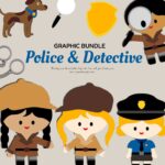 Police Officer And Detective Graphic Bundle – MasterBundles