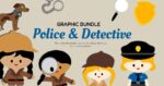 Police Officer And Detective Graphic Bundle – MasterBundles