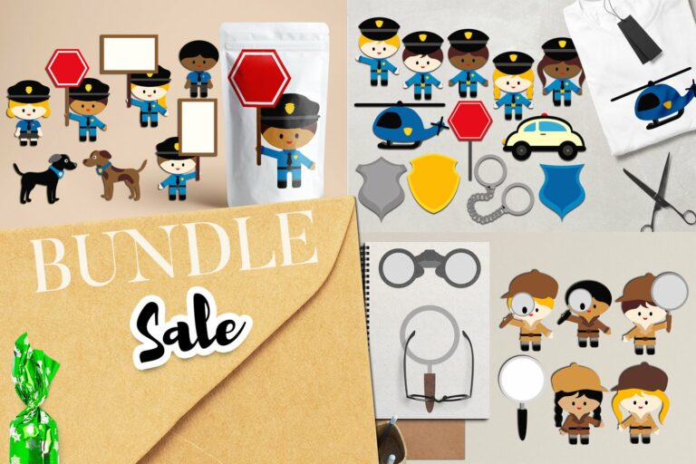 Police Officer And Detective Graphic Bundle – MasterBundles