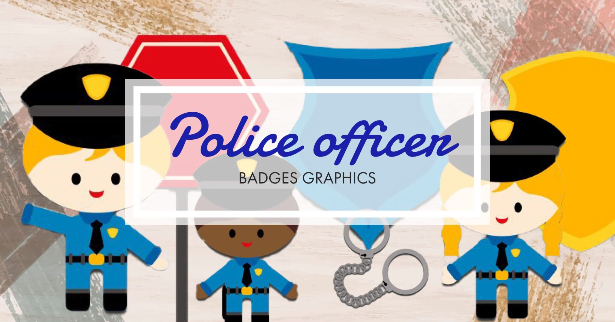 Police Officer - Policeman, Police Woman, Badges Graphics – MasterBundles