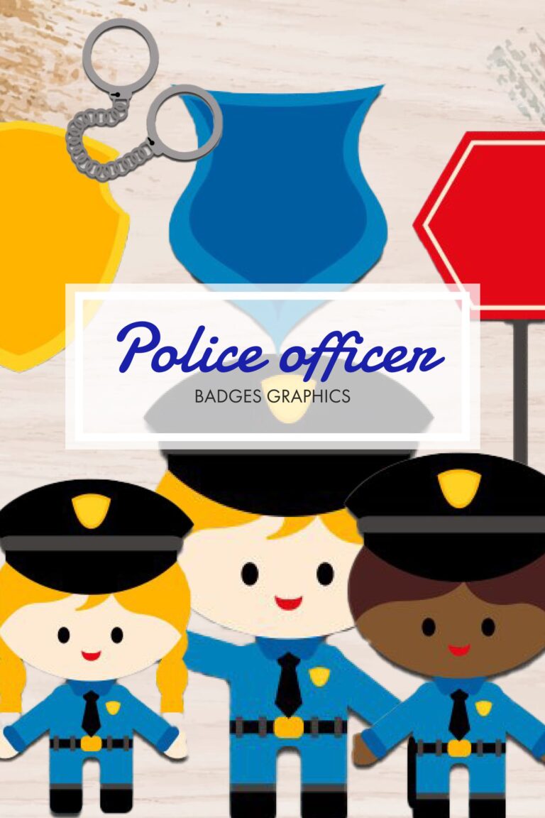Police Officer - Policeman, Police Woman, Badges Graphics – MasterBundles
