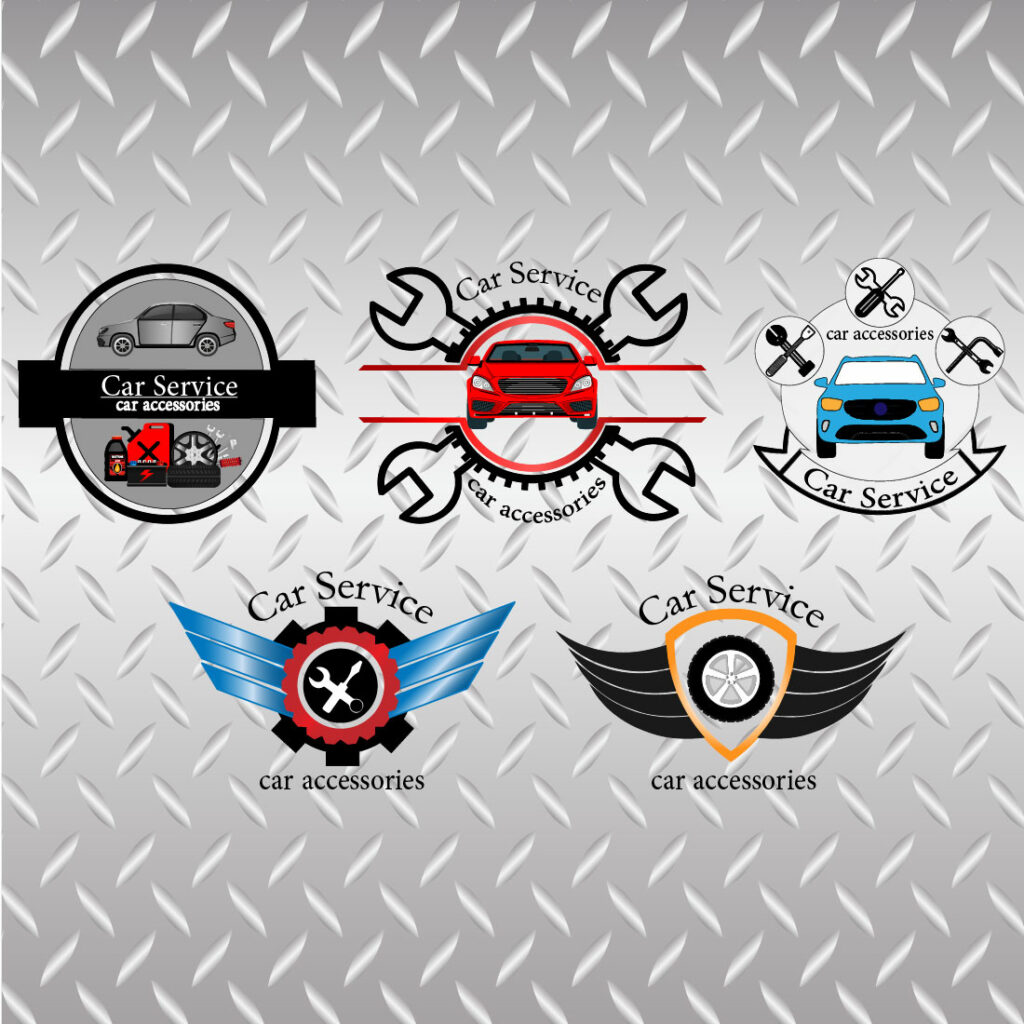 5 Car Service Logo Templates - MasterBundles