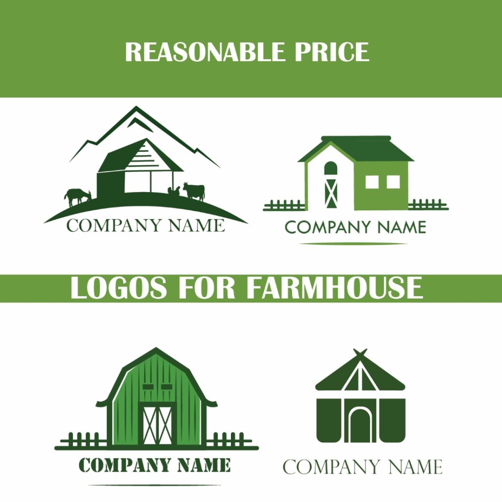 Farmhouse Logos - MasterBundles