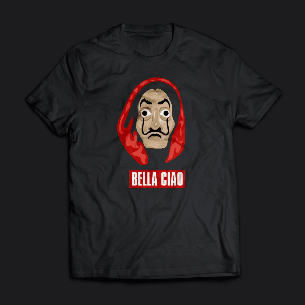 Money heist t shirt design - MasterBundles