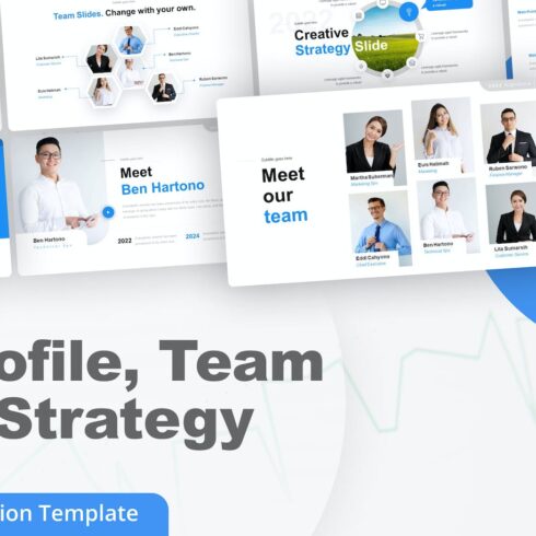 Profile, Team & Strategy Powerpoint Template | MasterBundles
