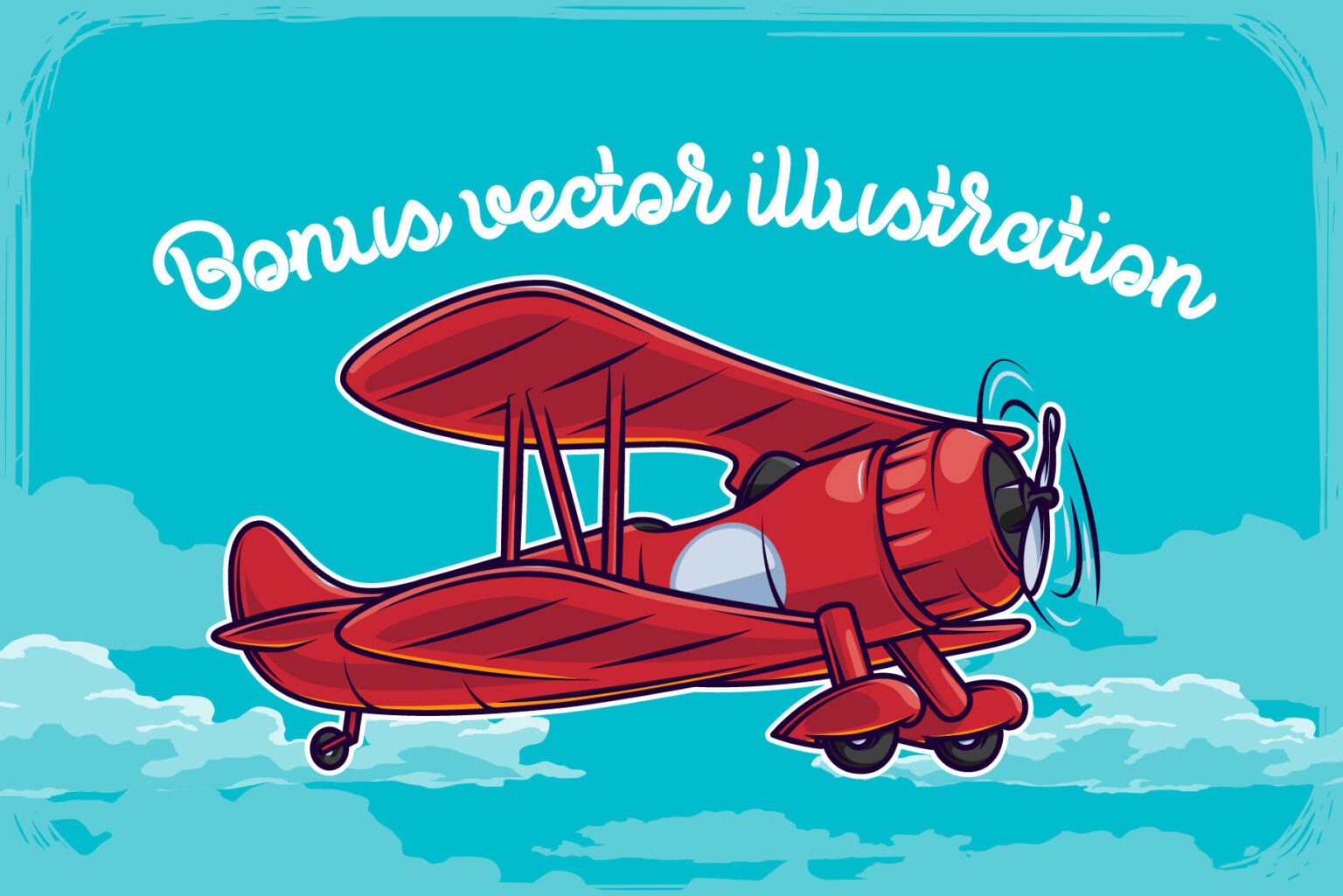 Propeller font + illustration - MasterBundles