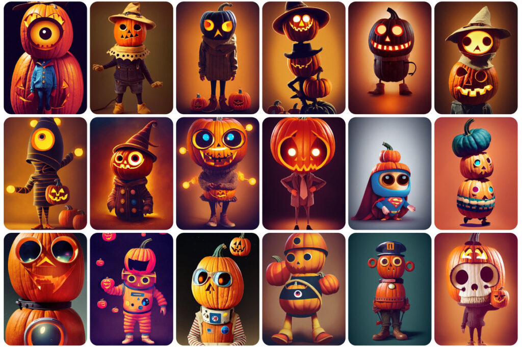 Rare halloween graphic bundle - Anthropomorphic Halloween Graphics ...