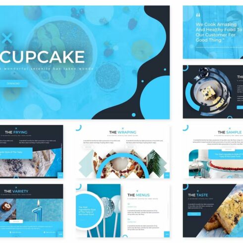 Cupcake | Google Slides Template – MasterBundles