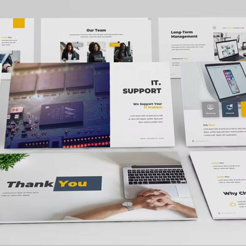 IT Support Powerpoint Template | Master Bundles