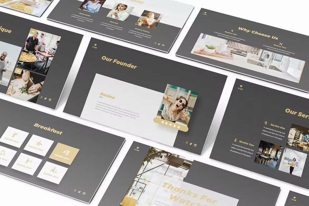 Craft Kitchen Powerpoint Template – MasterBundles