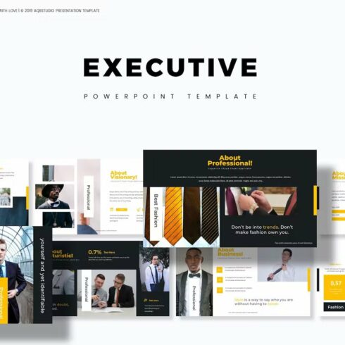 Executive - Powerpoint Template – MasterBundles