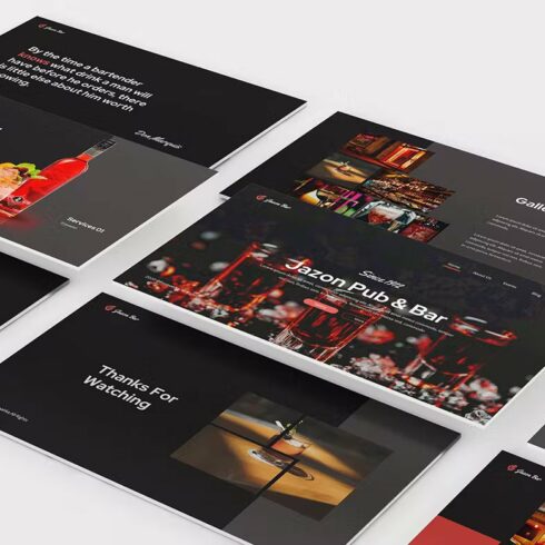 Pub & Bar PowerPoint Template | MasterBundles