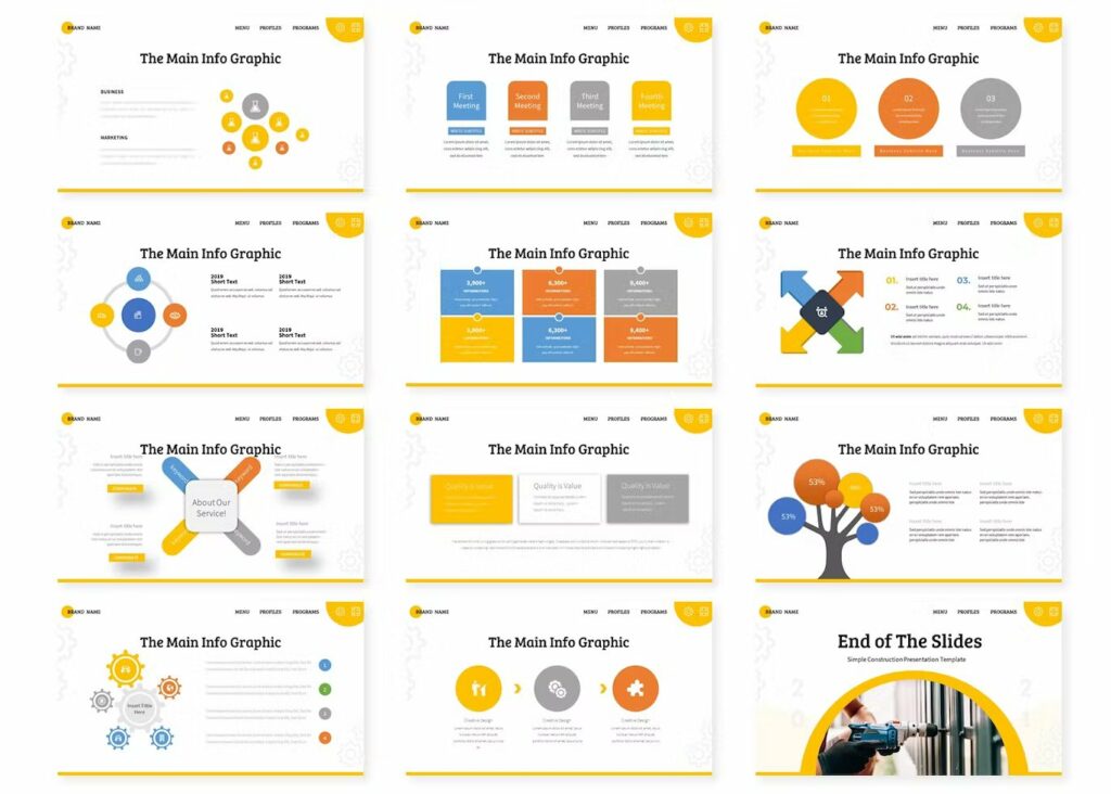 Project To Construct | Powerpoint Template – MasterBundles