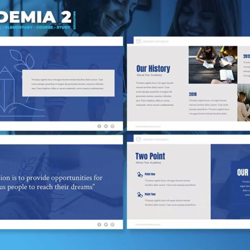 Academia - University School PowerPoint Template | MasterBundles