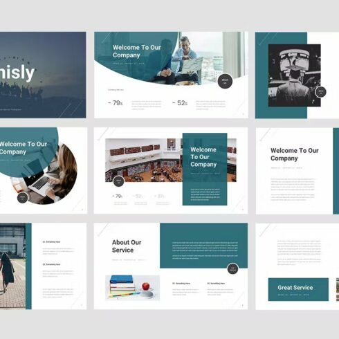 Unisly - University Education PowerPoint Template – MasterBundles