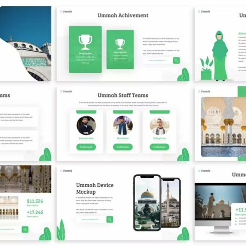 Ummah - Arabic Powerpoint Template | Master Bundles