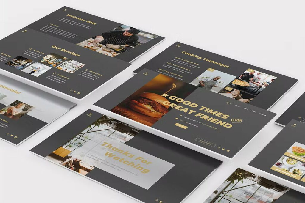 Craft Kitchen Powerpoint Template – MasterBundles