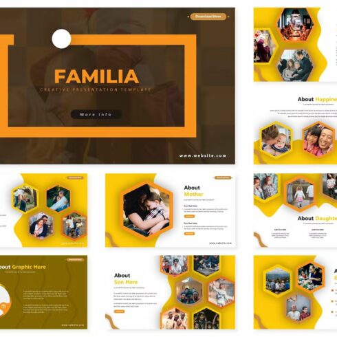 Familia | Google Slides Template – MasterBundles