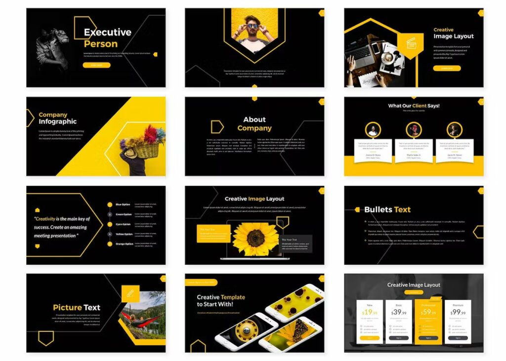 Executive - Powerpoint Template – MasterBundles