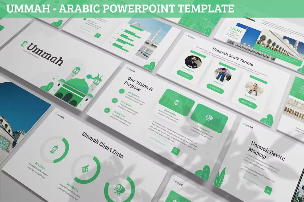 Ummah - Arabic Powerpoint Template – MasterBundles