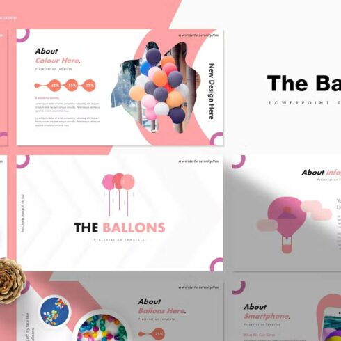 The Balloons | Powerpoint Template – MasterBundles