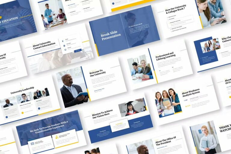 Higher Education Powerpoint Presentation – MasterBundles