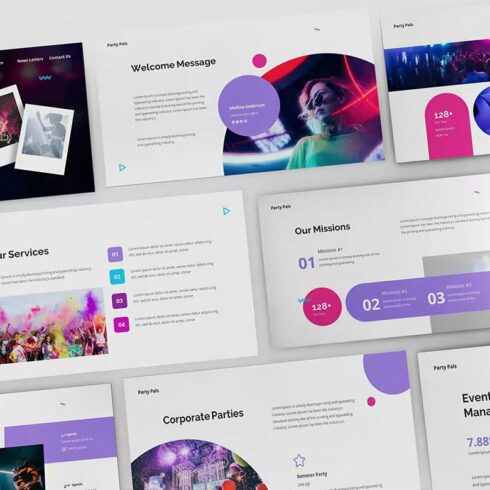 Party Planner Powerpoint Template | Master Bundles